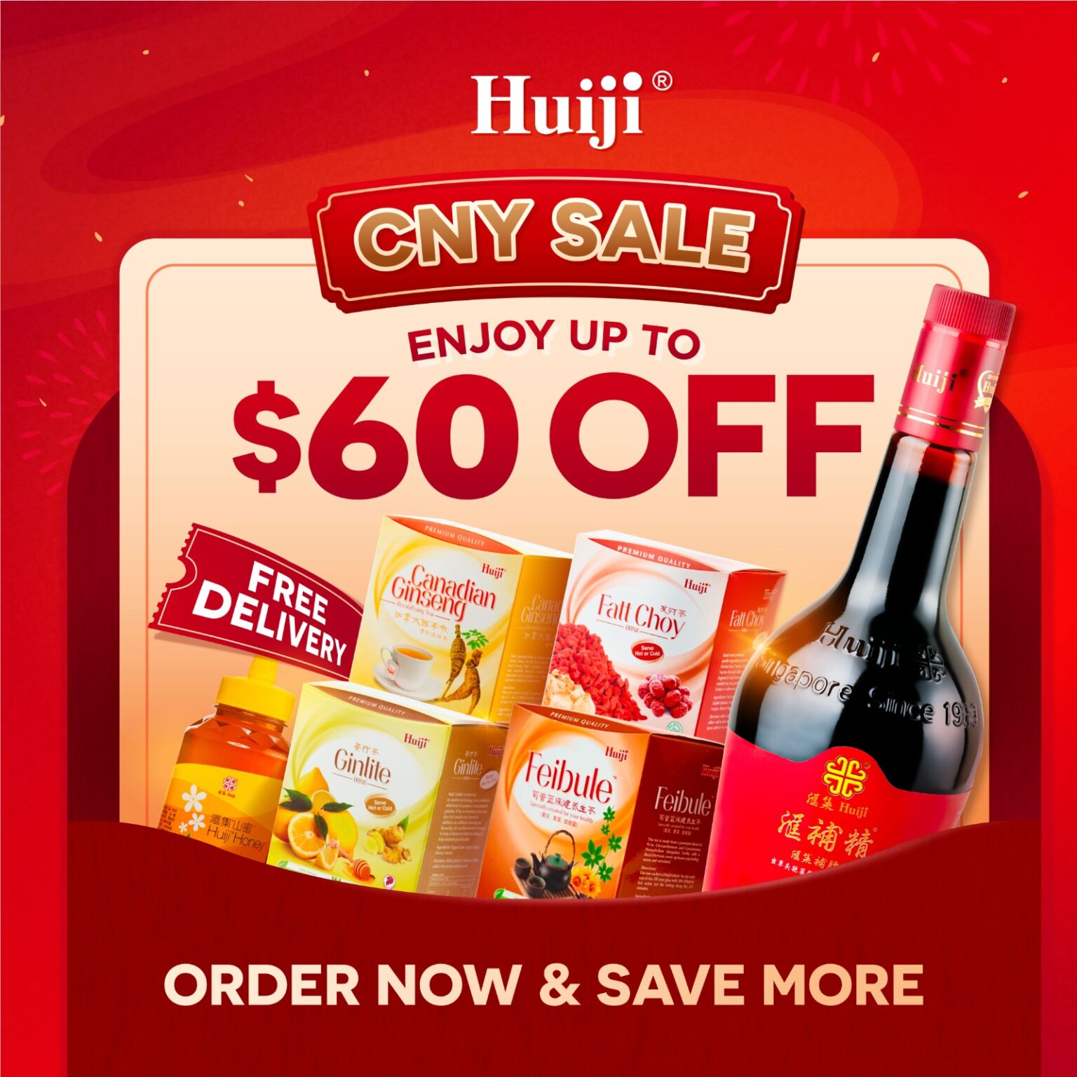 Huiji - Maker of the No. 1 Brand of Health Tonic in Singapore!
